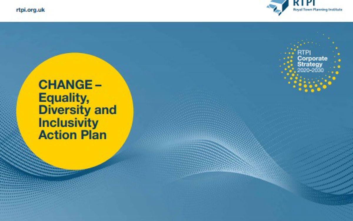 CHANGE Action Plan | The Royal Town Planning Institute